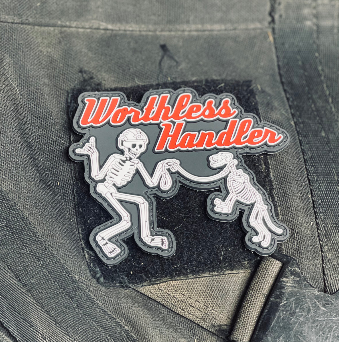 Handler Skelly Patch – Worthless Handler