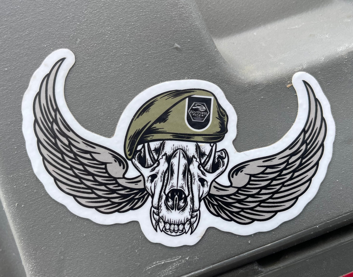 Dog Assault Sticker – Worthless Handler