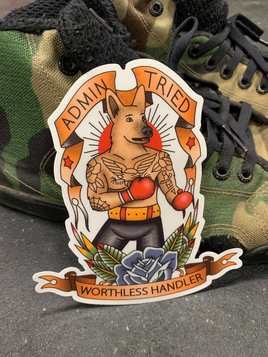 Gentleman Mal Sticker – Worthless Handler