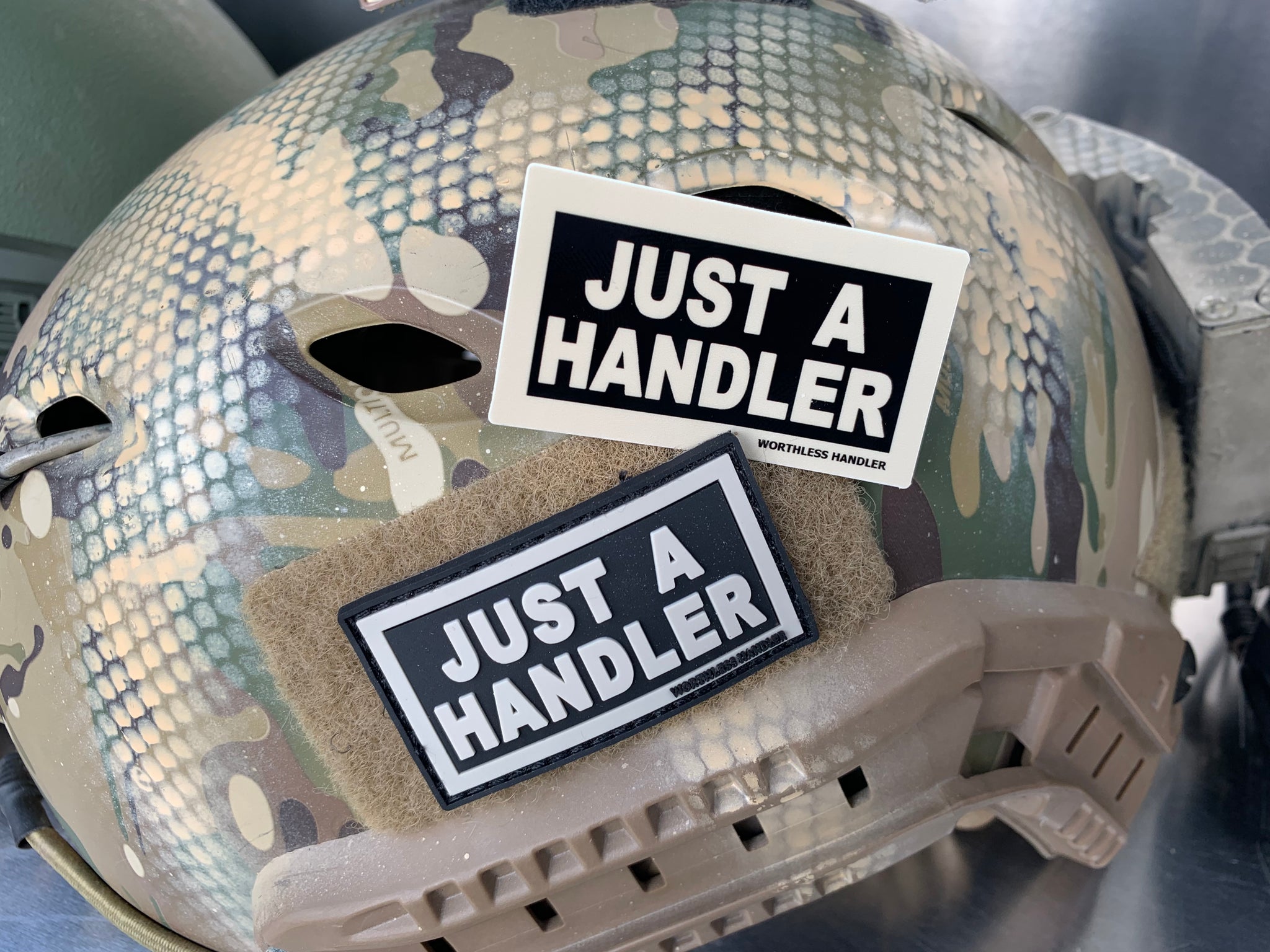 Just A Handler patch & sticker set – Worthless Handler