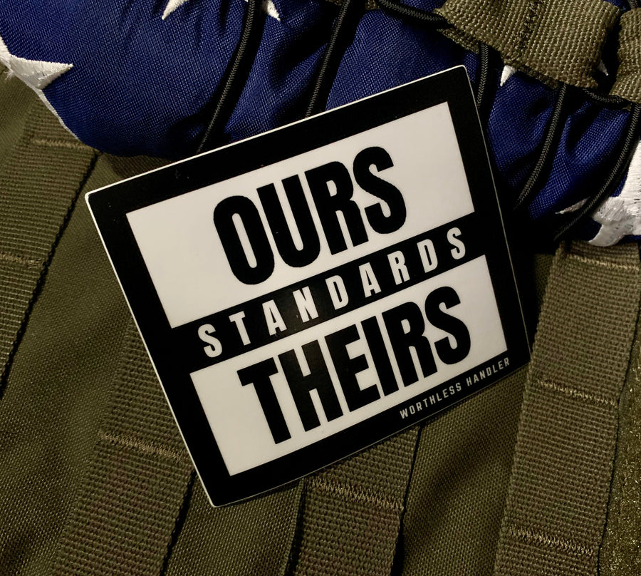 Standards Sticker – Worthless Handler