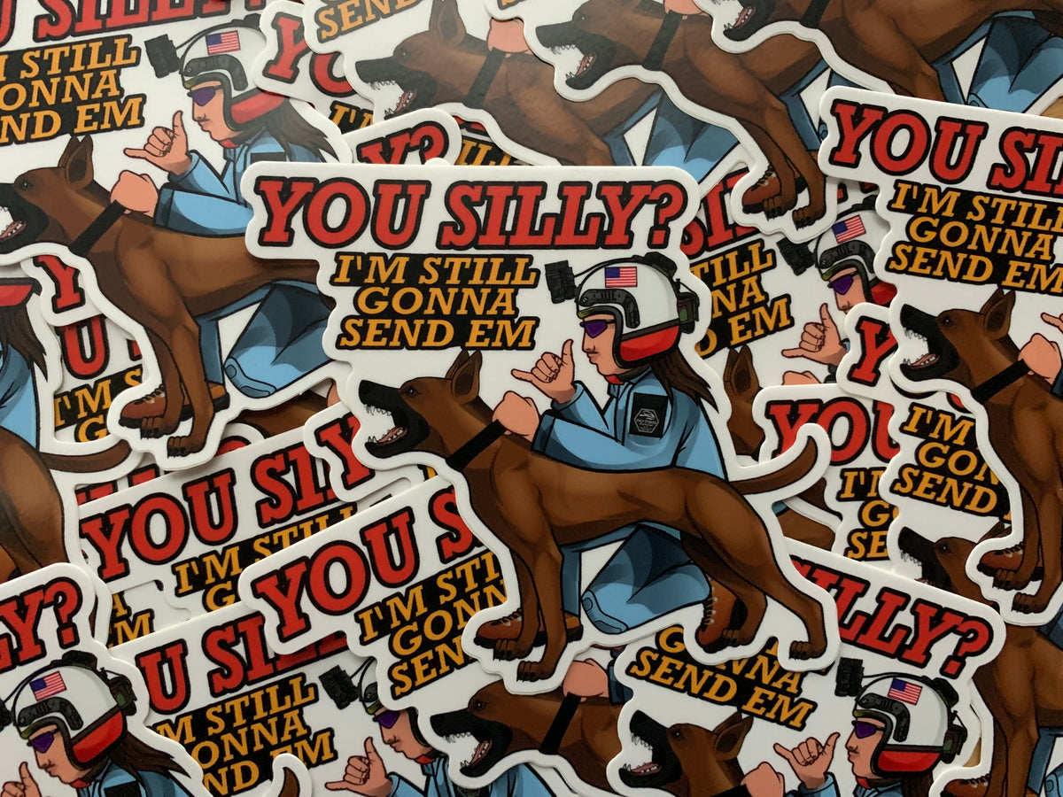 Send em Sticker – Worthless Handler