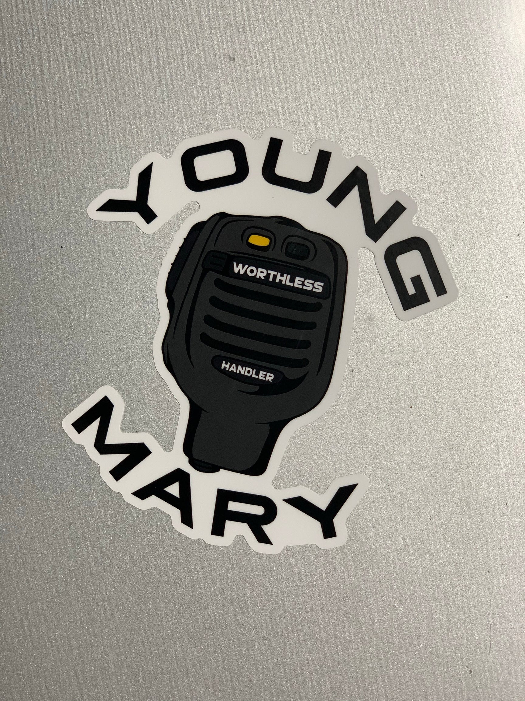 Young Mary sticker – Worthless Handler