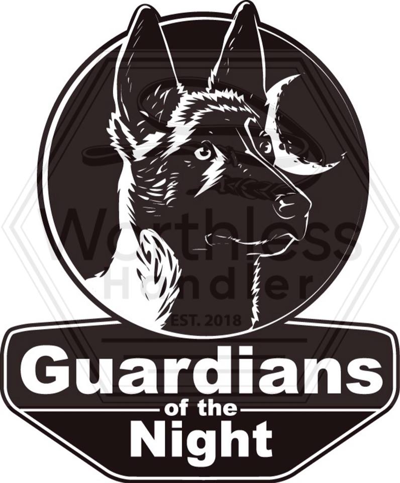 Guardian Die-Cut Sticker – Worthless Handler